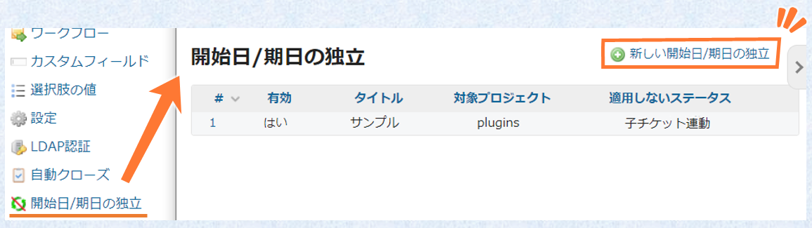 redmine_date_independent プラグイン 解説